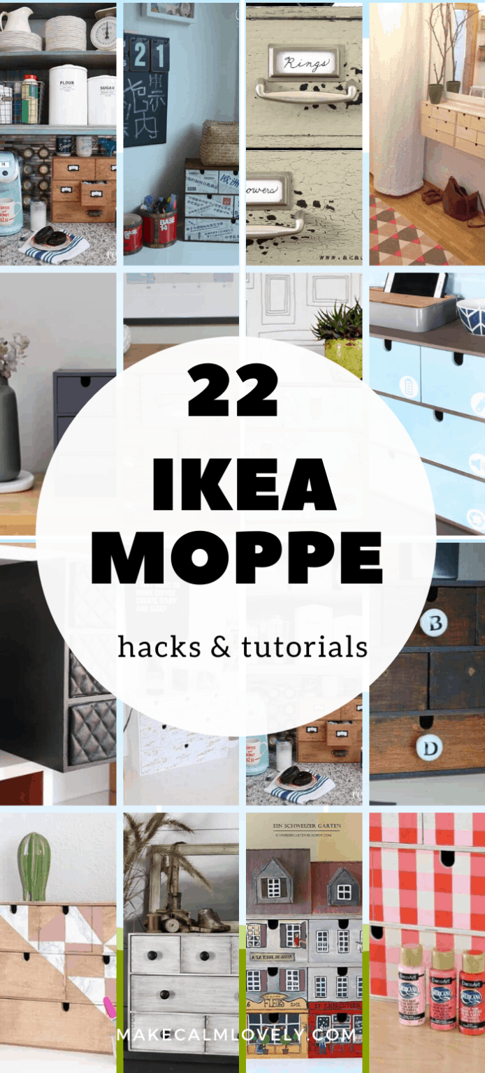 21 IKEA Moppe Hacks that are Pretty Amazing - Make Calm Lovely