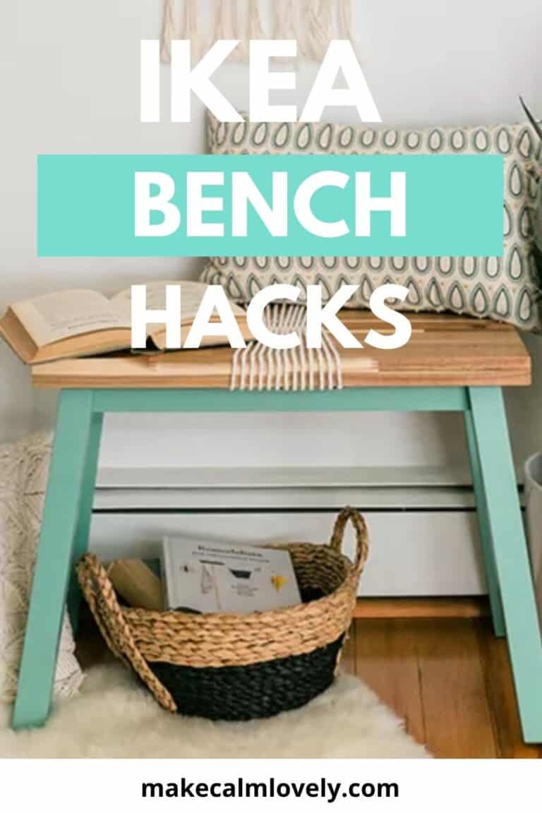 Beautiful & Stylish IKEA Bench Hacks - Make Calm Lovely