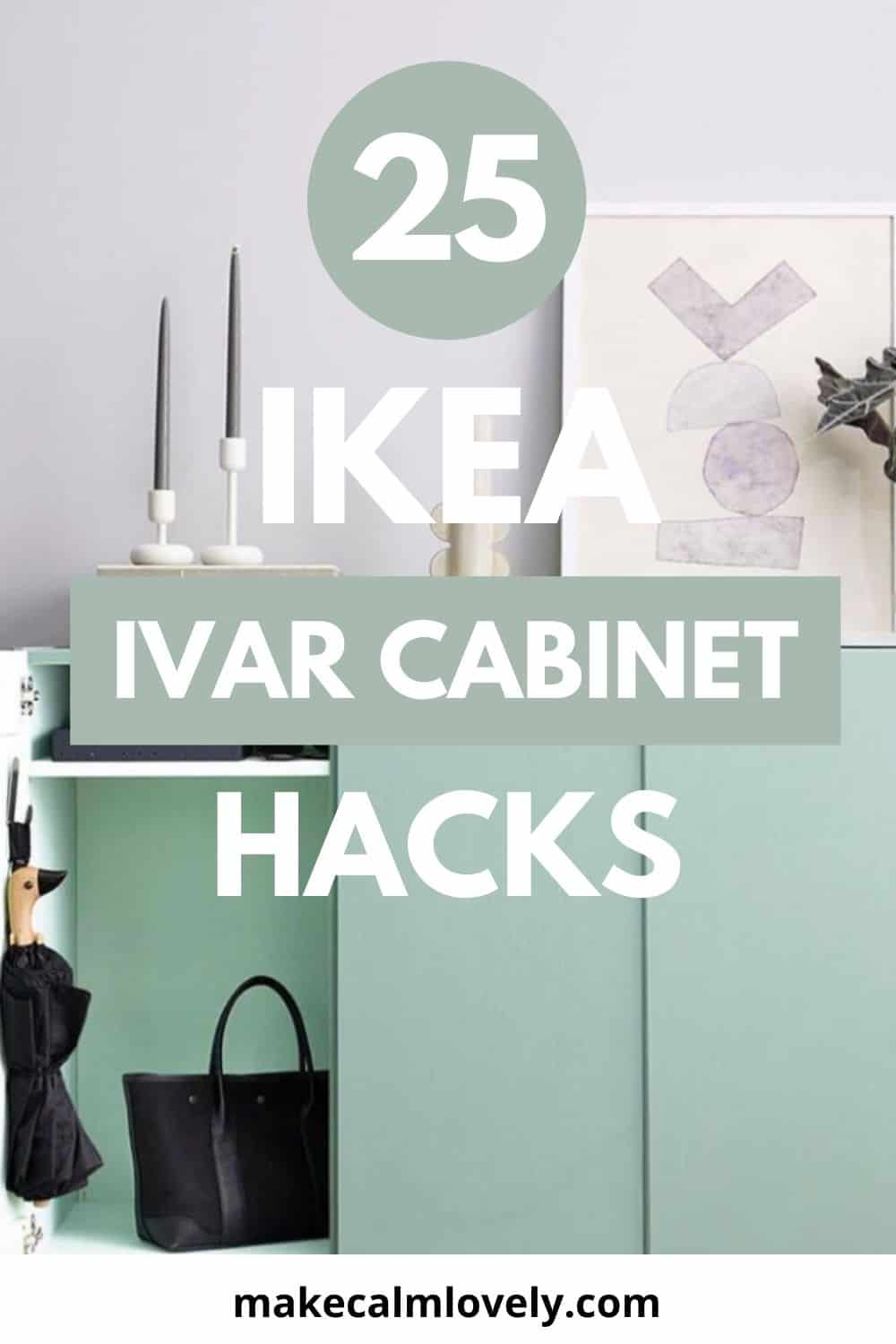 25 Incredible IKEA Ivar Cabinet Hacks - Make Calm Lovely