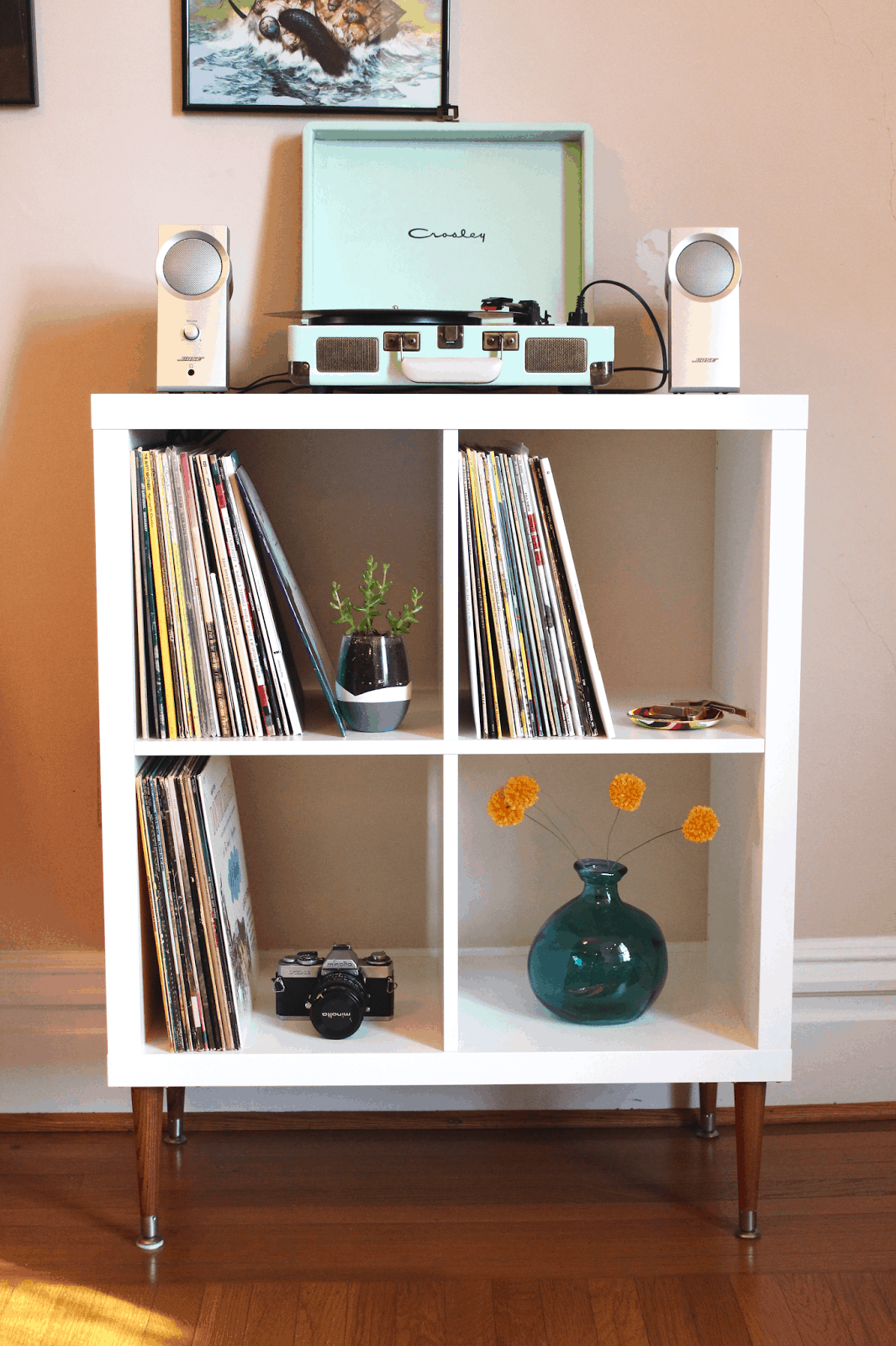 IKEA Hacks & Ideas for Vinyl Record Storage - Make Calm Lovely