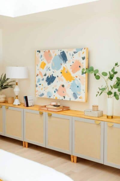 17 TV Stand Media Console IKEA Hacks - Make Calm Lovely
